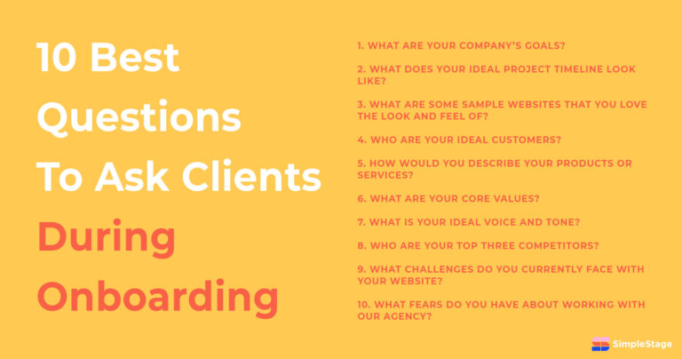 10 Best Questions To Ask Clients During Onboarding 10 Best Questions To Ask Clients During Onboarding